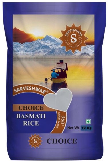Sarveshwar Choice Basmati Rice 10kg | Nimbark Foods