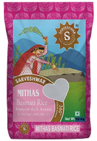 Sarveshwar Mithas Rice Basmati Dobar 10kg | Nimbark Foods