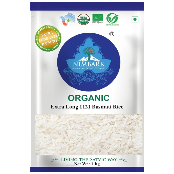 Buy Organic Extra Long 1121 Basmati Rice online | Nimbark foods