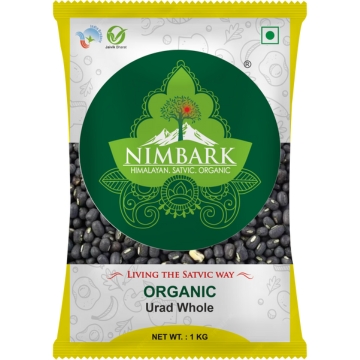Nimbark Organic Urad Whole | Urad Dal | Black Urad | Sabut Urad 500gm