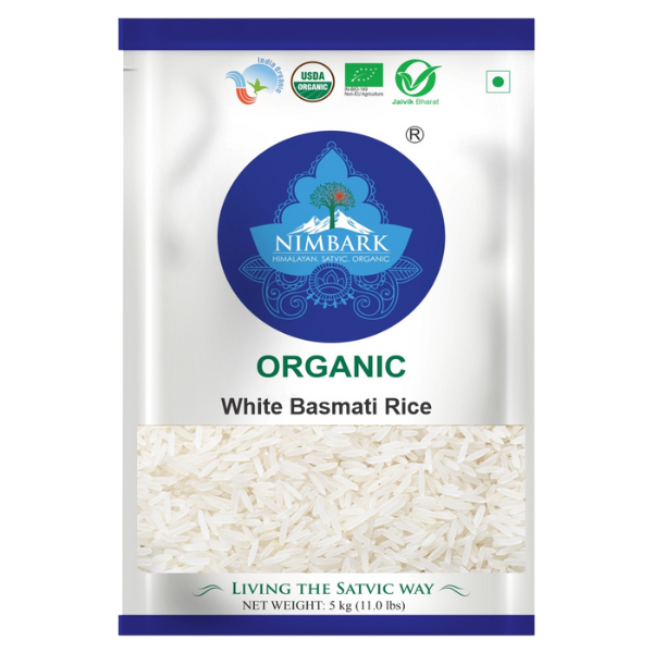 Nimbark Organic Basmati Rice White | Basmati White Rice | Jammu Premium ...
