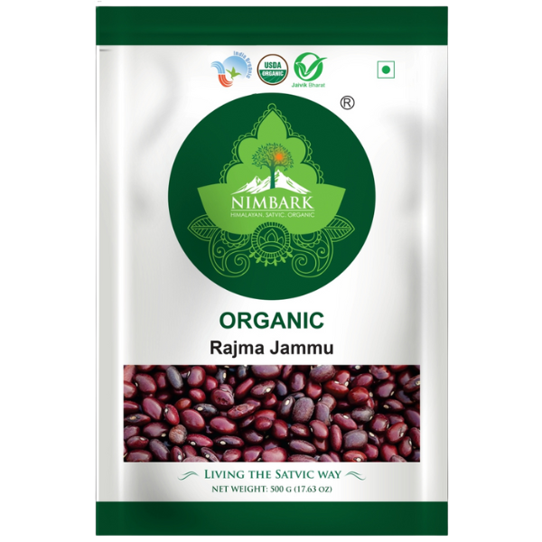 Nimbark Organic Rajma | Jammu Himalayan Kidney Beans 500gm