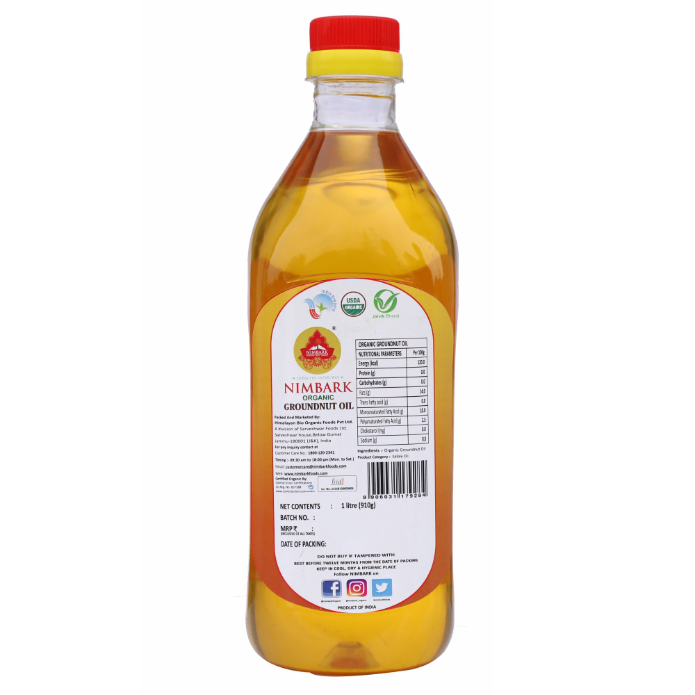 Nimbark Organic Groundnut Oil | Peanut Oil | Groundnut Oil