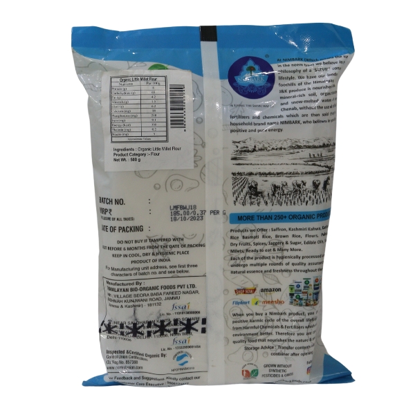 Nimbark Organic Flour Little Millet